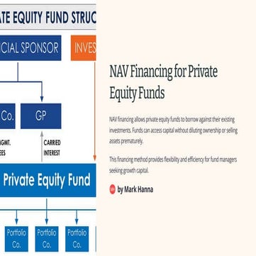 Zac Barnett. Attorney - What Is NAV Financing? | PDF