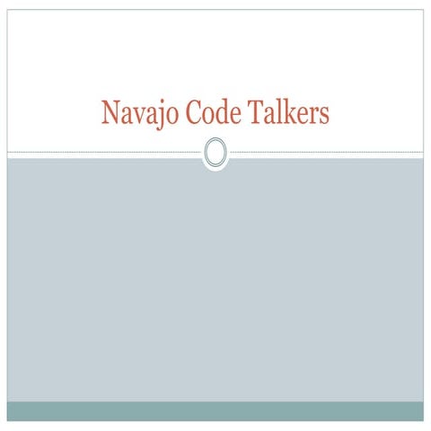 Navajo Code Talkers