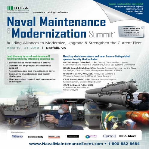 Naval Maintenance & Modernization Summit | PDF