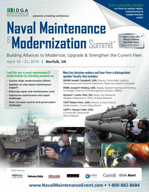 Future Naval Plans & Requirements Summit.Pd | Business Expos ...