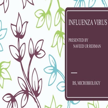 influenza virus | PPTX