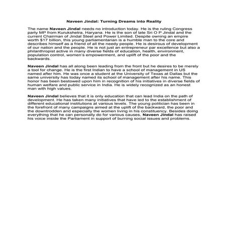 Naveen jindal | DOCX