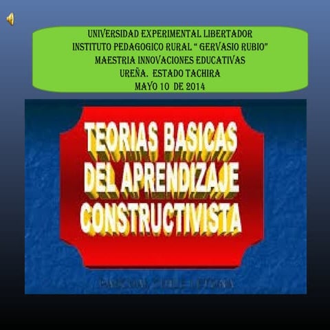 El constructivismo | PPTX