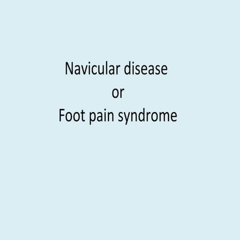 Navicular disease | ODP