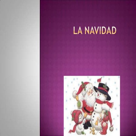 LA NAVIDAD POWER POINT | PPTX