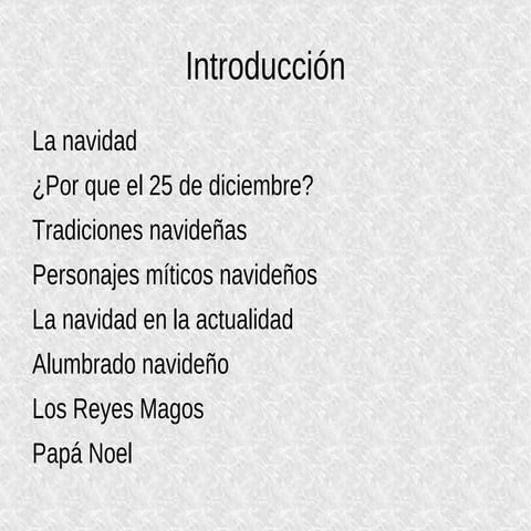 Trabajo sobre la navidad | PPTX