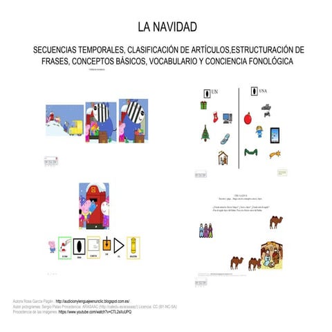 Navidad frases,secuencias , vocabulario y conceptos | PPT