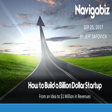 How to Build a Billion Dollar Startup | PPT