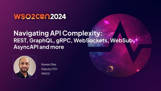 Wso2con 2024 Navigating Api Complexity Rest Graphql Grpc Websocket Websub Asyncapi And
