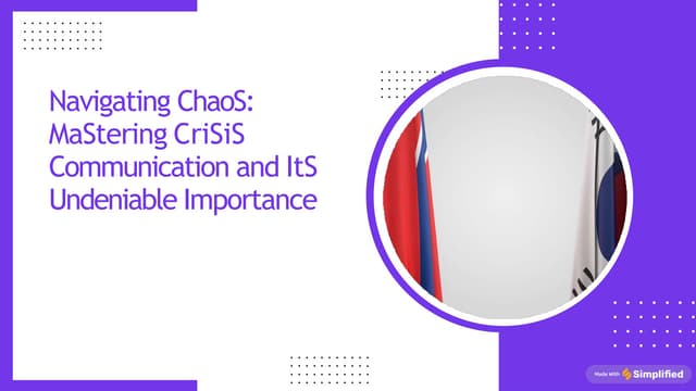Crisis Communication ppt | PPTX