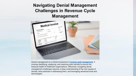 Understanding Denial Management in Healthcare Key Strategies for Improvement | PDF