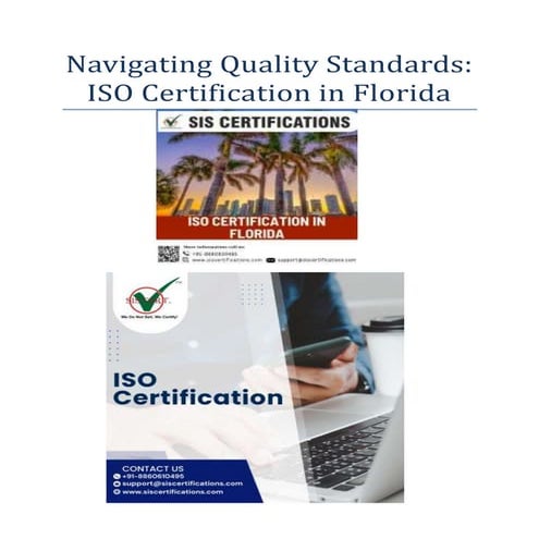 Navigating Quality Standards: ISO Certification in Florida | PDF