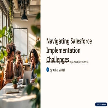 Navigating Salesforce Implementation Challenges Pptx