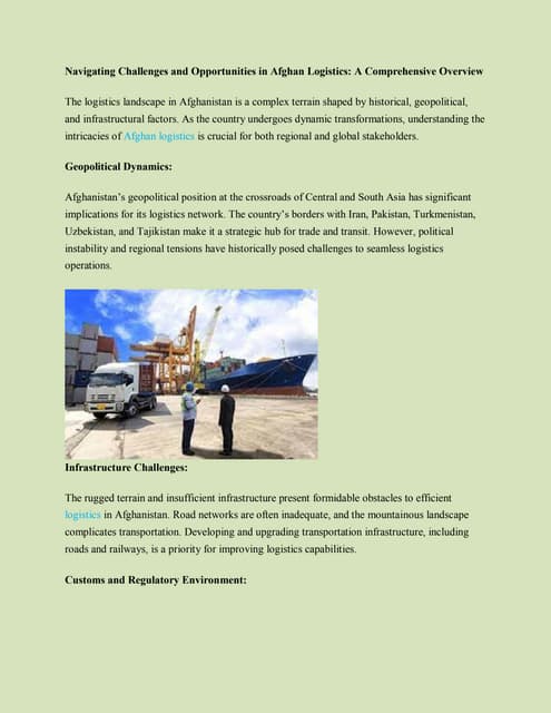 Why Location Matters - The Geographical Challenges of Afghan Logistics.pdf