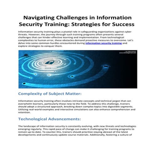 Navigating Challenges in Information Security Training: Strategies for Success.pdf