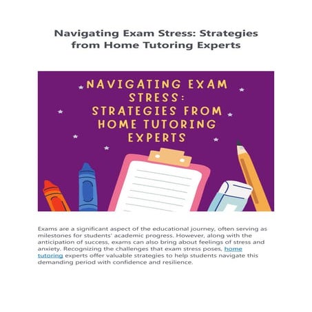 Navigating Exam Stress Strategies from Home Tutoring Experts.pdf ...