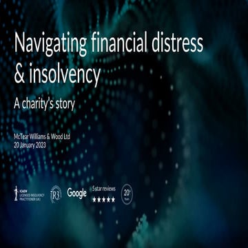 Navigating financial distress & insolvency | PDF