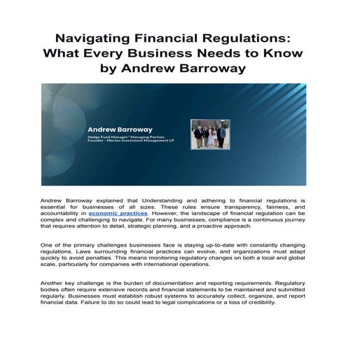 Navigating Financial Regulations_ What Every Business Needs to Know by ...