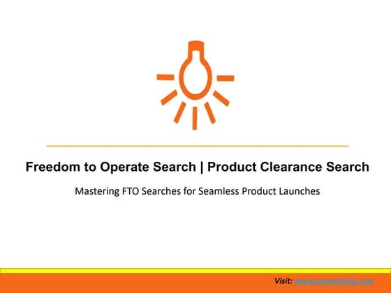 Comprehensive Guide to Freedom to Operate and Product Clearance Search.pdf