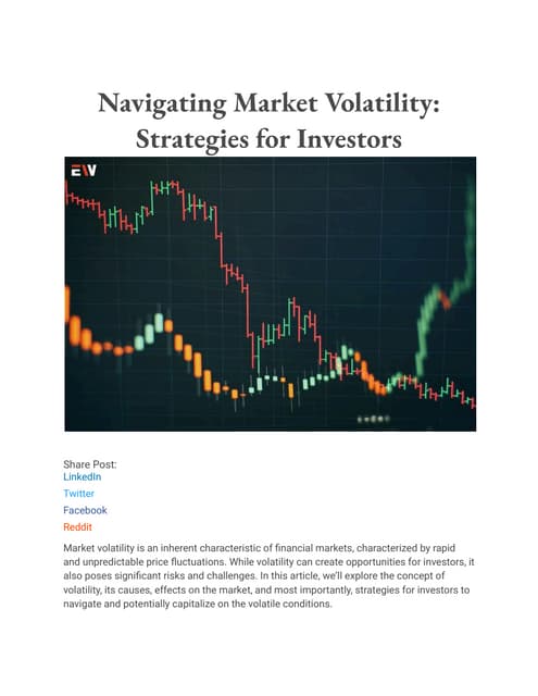 Market Volatility Finance English PowerPoint presentation | PPTX