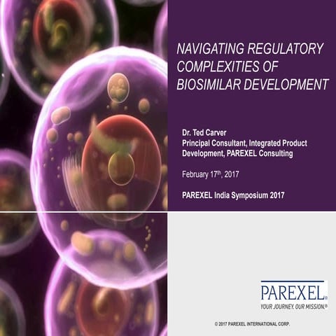 Navigating Regulatory Complexities of Biosimilar Development | PDF