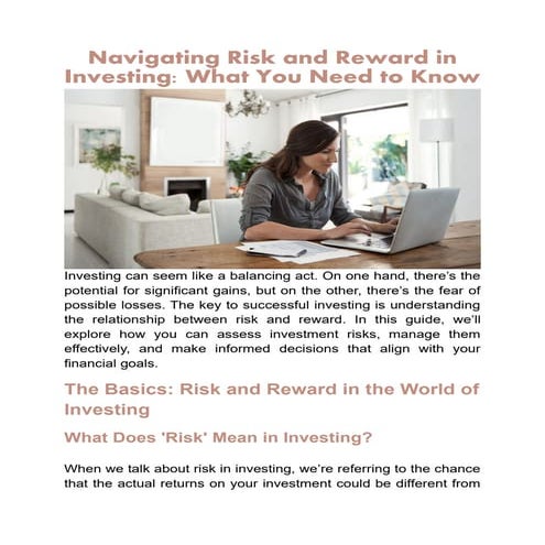Investing For Beginners | PDF