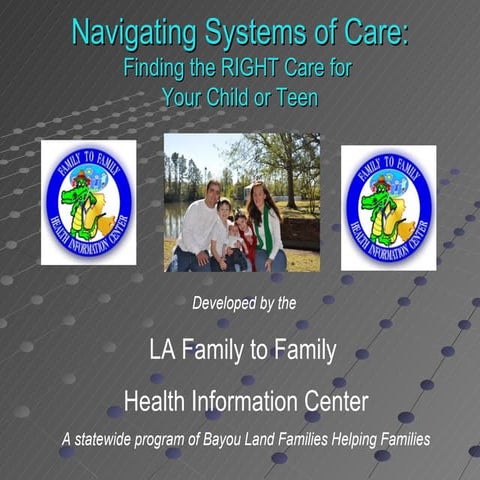 Navigating systems of care 1 | PPT