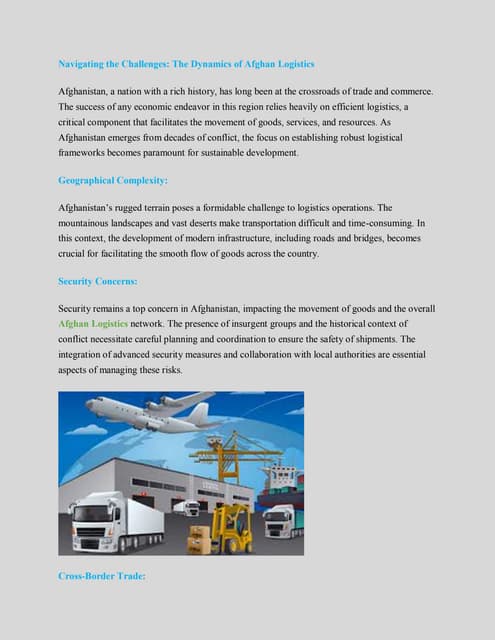 Afghan Logistics_ Challenges and Solutions.pdf