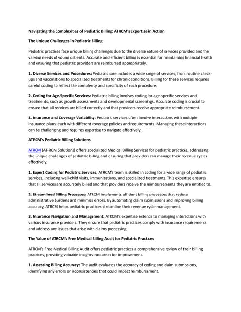 Navigating the Complexities of Pediatric Billing.pdf Navigating the Complexities of Pediatric Billing.pdf