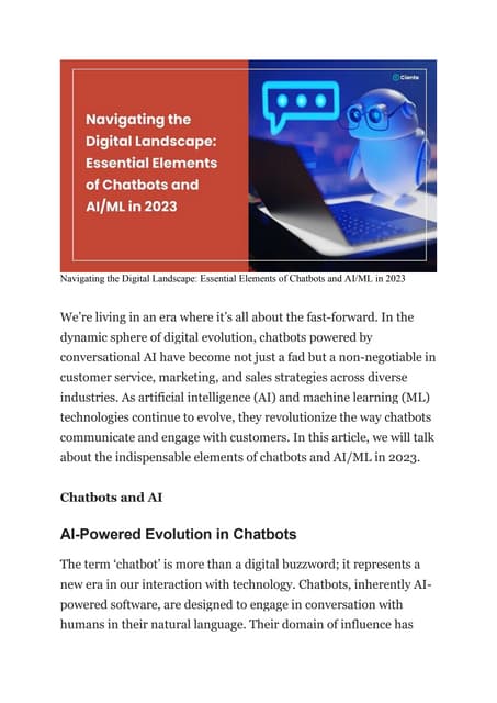 Everything You Know About Chatbots with Conversational AI.pptx