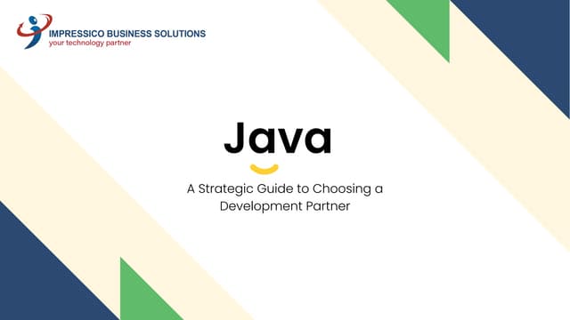 Navigating the Digital Realm with Expert Java Development Partners | PPT Navigating the Digital Realm with Expert Java Development Partners | PPT