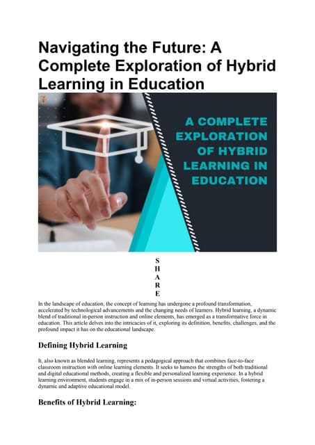 The Impact of Hybrid Learning Models on Indian Schools .pptx