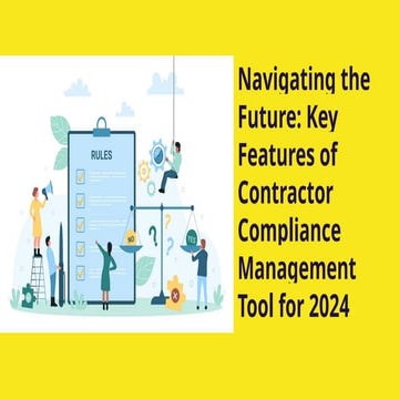 Contractor Compliance Management Tool | PPTX