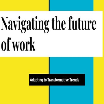Navigating the future of work|| learn from technology | PPT