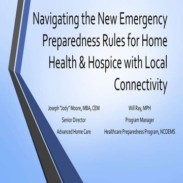 Navigating the New Emergency Preparedness Rules for Home Health ...