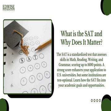 Understanding SAT 1: Your Pathway to Studying in the USA. | PDF
