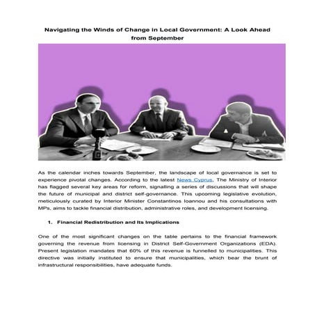 Navigating the Winds of Change in Local Government A Look Ahead from ...
