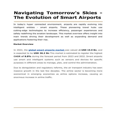 Navigating Tomorrow's Skies - The Evolution of Smart Airports.pdf