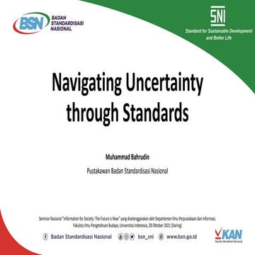 Navigating Uncertainty through Standards | PDF