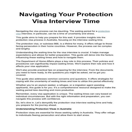 Navigating Your Protection Visa Interview Time.pdf