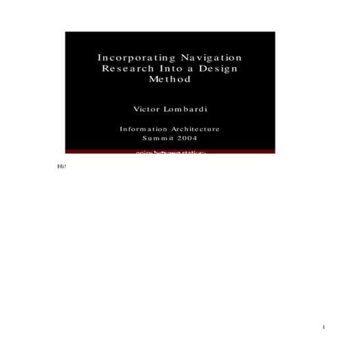 Navigation Research | PDF