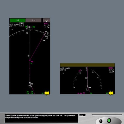 B787 Navigation displays | PDF