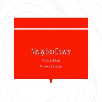 Navigation drawer | PPSX