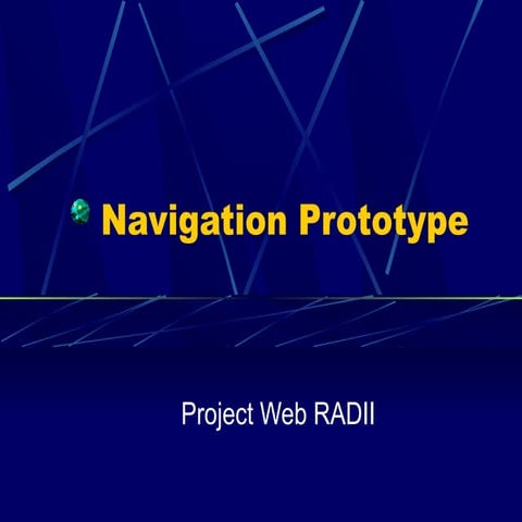 Navigation prototype | PPT