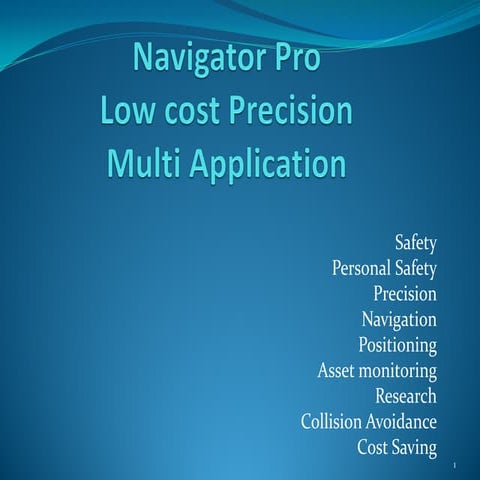 Navigator pro | PPT