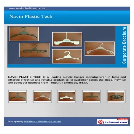 Navin Plastic Tech, Tiruppur, Hangers & Clips | PDF