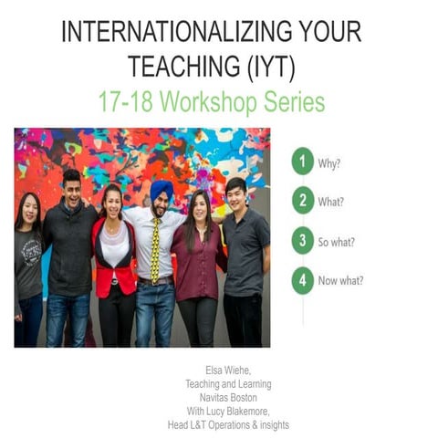 Internationalizing Your Teaching 17-18 Workshop Series | PPTX