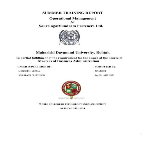 NAVNEET MBA 2nd yr SUMMER training report (1).pdf