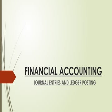 financial accounting ppt for class notes | PPTX