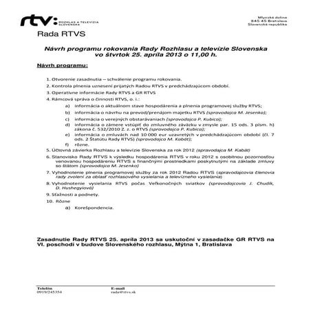 Navrh programu rada_rtvs_151110 | PDF